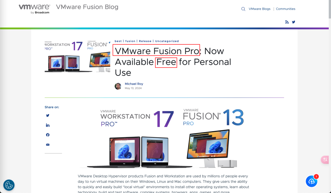 VMware Fusion Pro 免费使用指南：Mac 用户的虚拟化利器 - 知乎