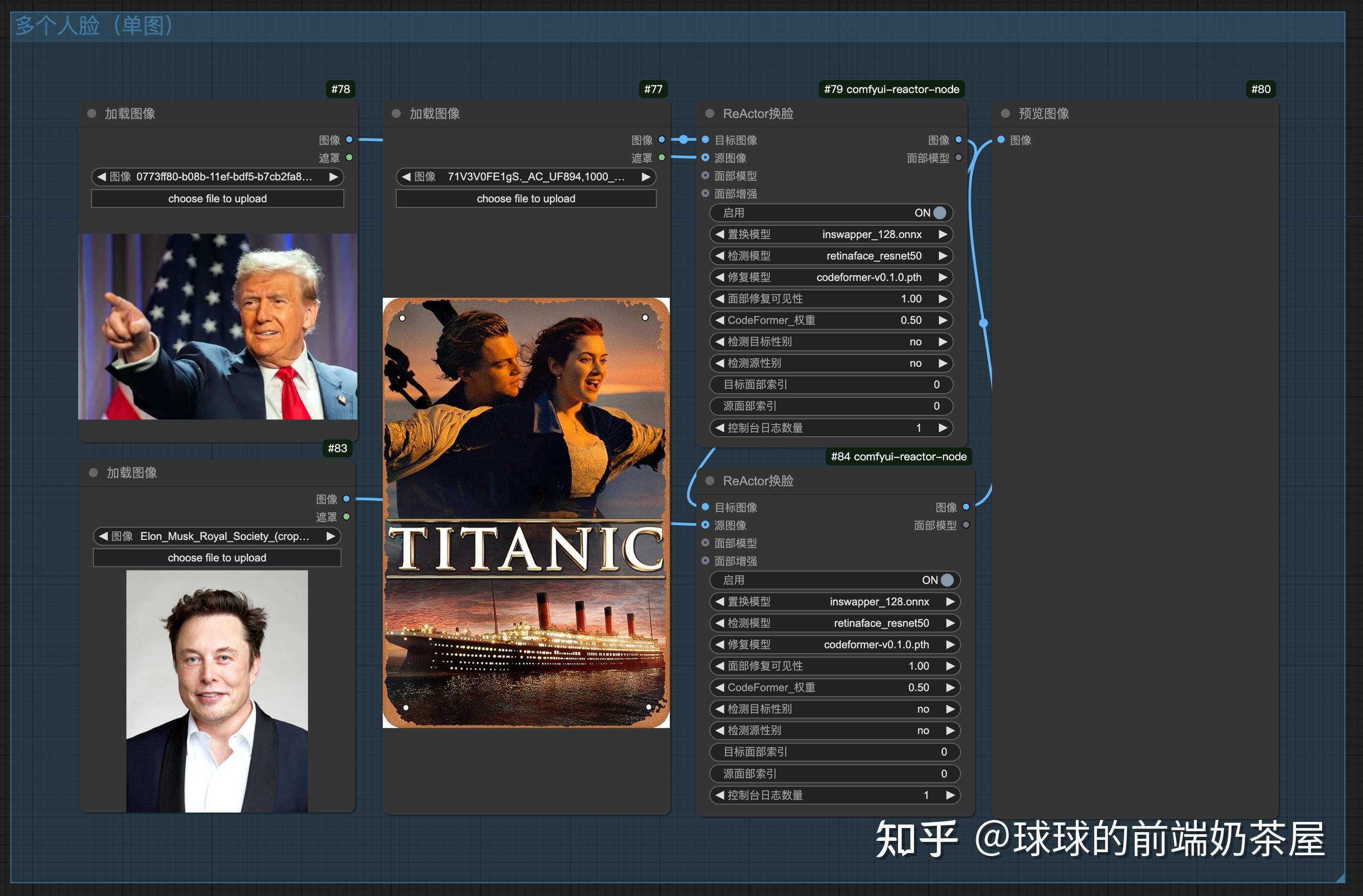 ComfyUI 换脸工作流 - 知乎