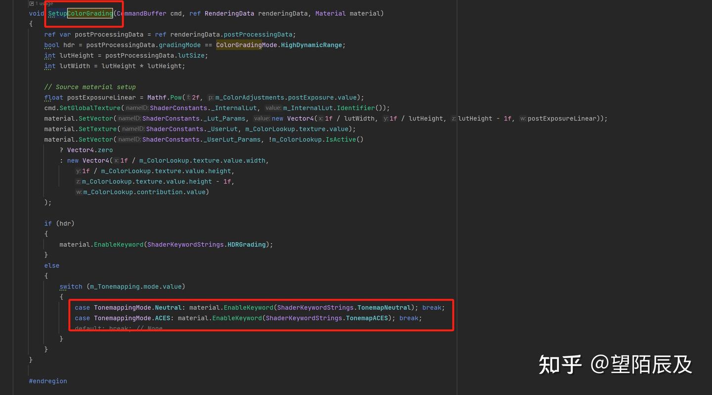 修改Unity-URP自带的Tonemapping（移植UE4）以及其它后处理功能记录 - 知乎