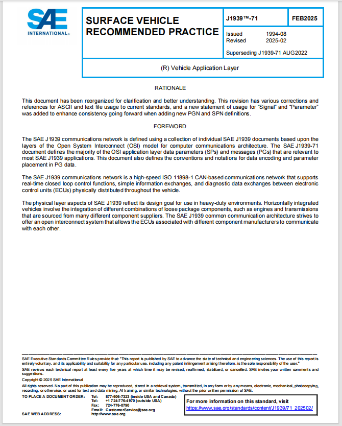 SAE J1939DA-2025【中文翻译+PDF原文】J1939 Digital Annex - 知乎