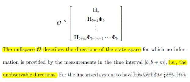 OpenVINS (7)- 能观一致性分析和FEJ - 知乎