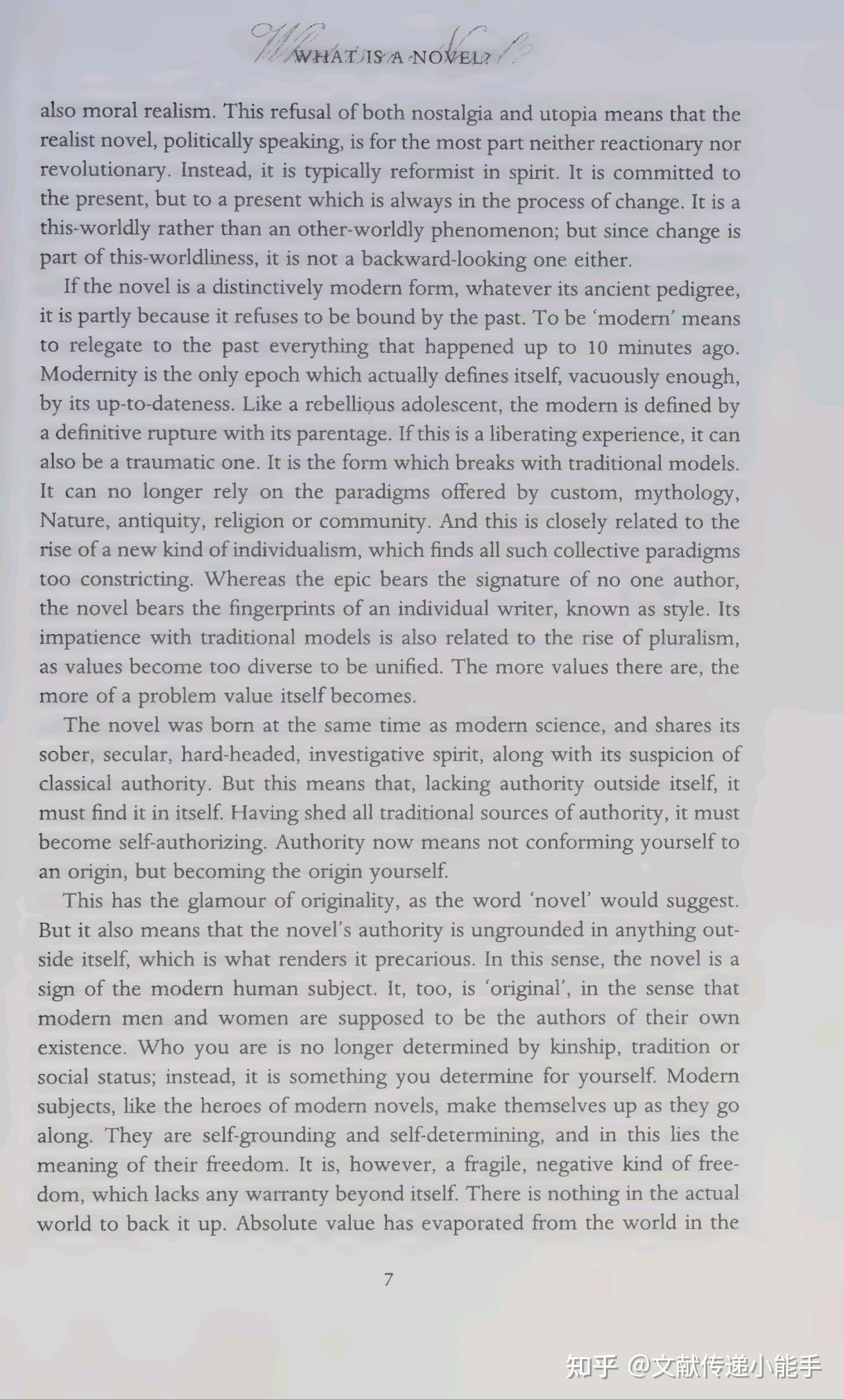 The English Novel: An Introduction by Terry Eagleton - 知乎