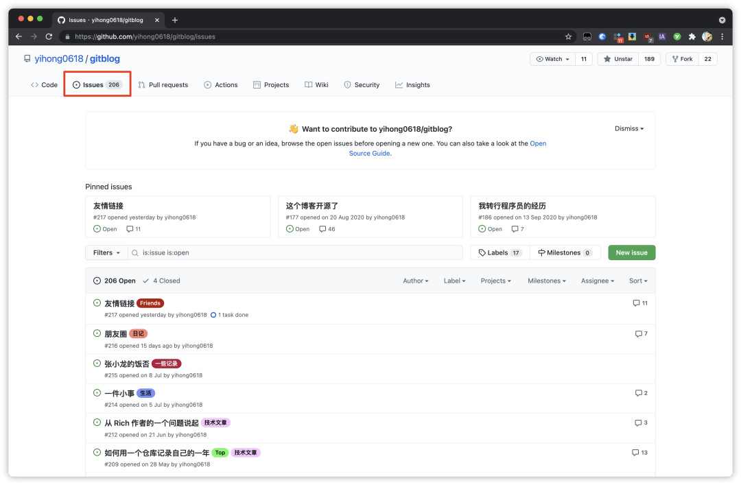 使用 GitHub Issues 来写博客 - 知乎