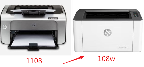 惠普 激光打印机 108w和1108哪个更好？价格差不多，108w除了多wifi，其他比1108如何?