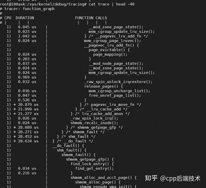 linux性能分析工具--ftrace的原理与使用 - 知乎