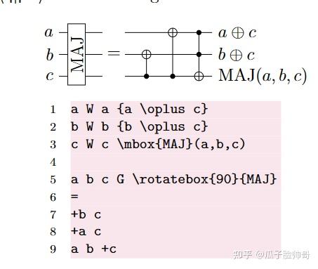 如何在 LaTeX 中使用 qcircuit 宏包输出复杂形式的量子门？ - 知乎