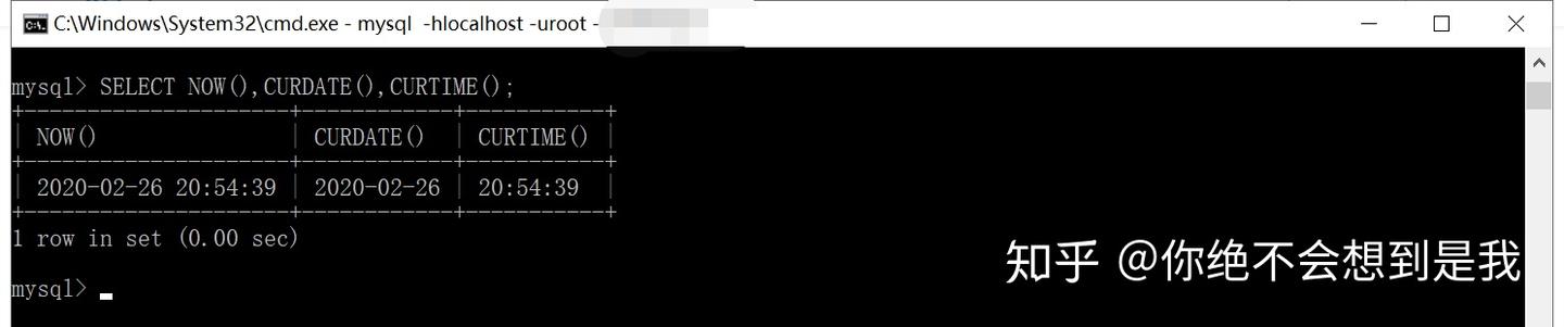 MySQL|CURTIME() 函数用法 - 知乎