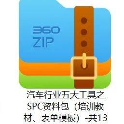 汽车行业五大工具之SPC资料包（培训教材、表单模板）-共13个文件.zip - 知乎