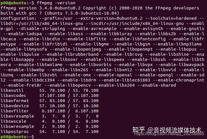 ffmpeg——linux搭建ffmpeg环境 - 知乎