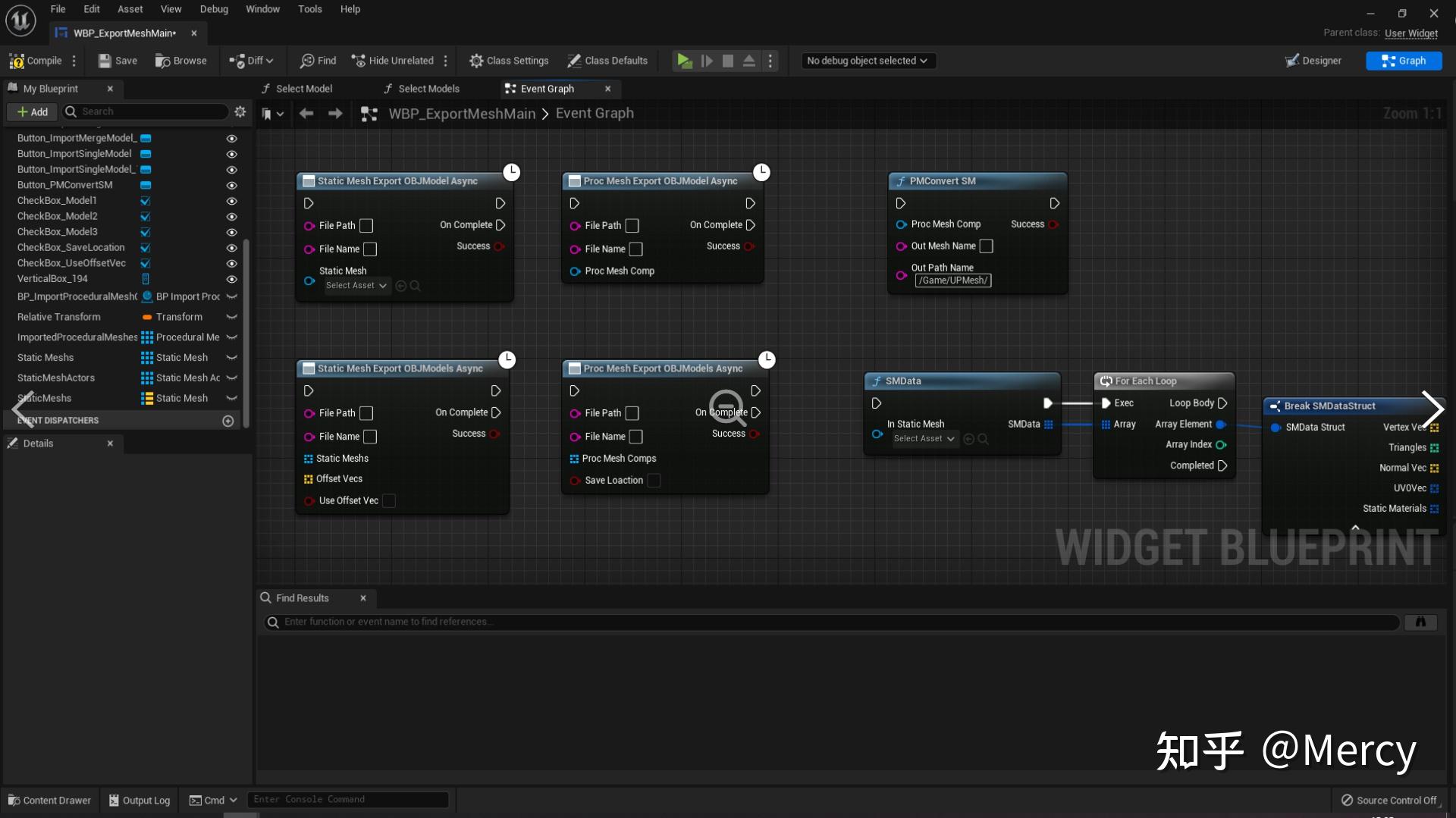 UE5 C++ 运行时导出obj模型 - 知乎