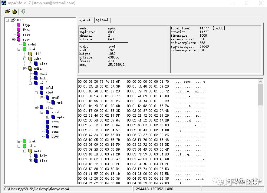 MP4结构概述和分析工具(上篇) - 知乎