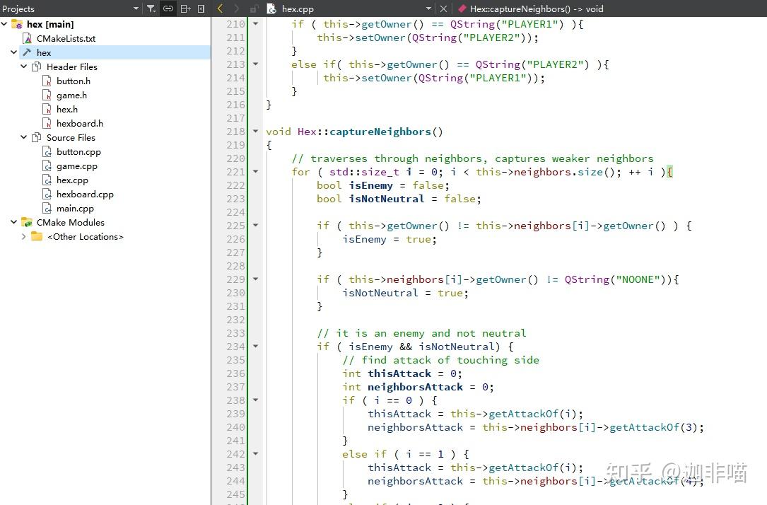 windows11+Qt6.6.2+Qt Game Tutorial 33 - Capturing Neighbors简单测试 - 知乎