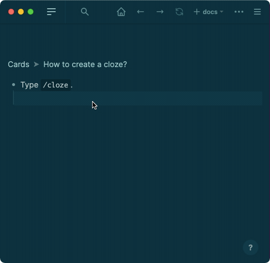 logseq「闪卡」功能介绍 - 知乎