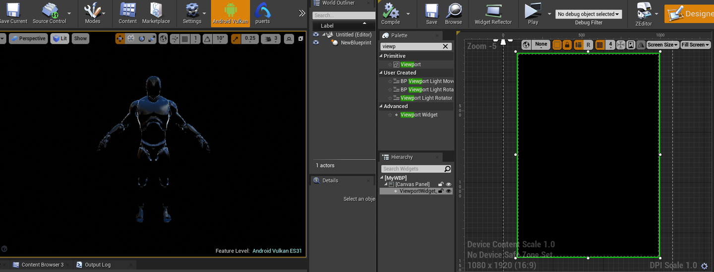 UE4 Viewport Widget视口控件优化 - 封装插件 - 知乎
