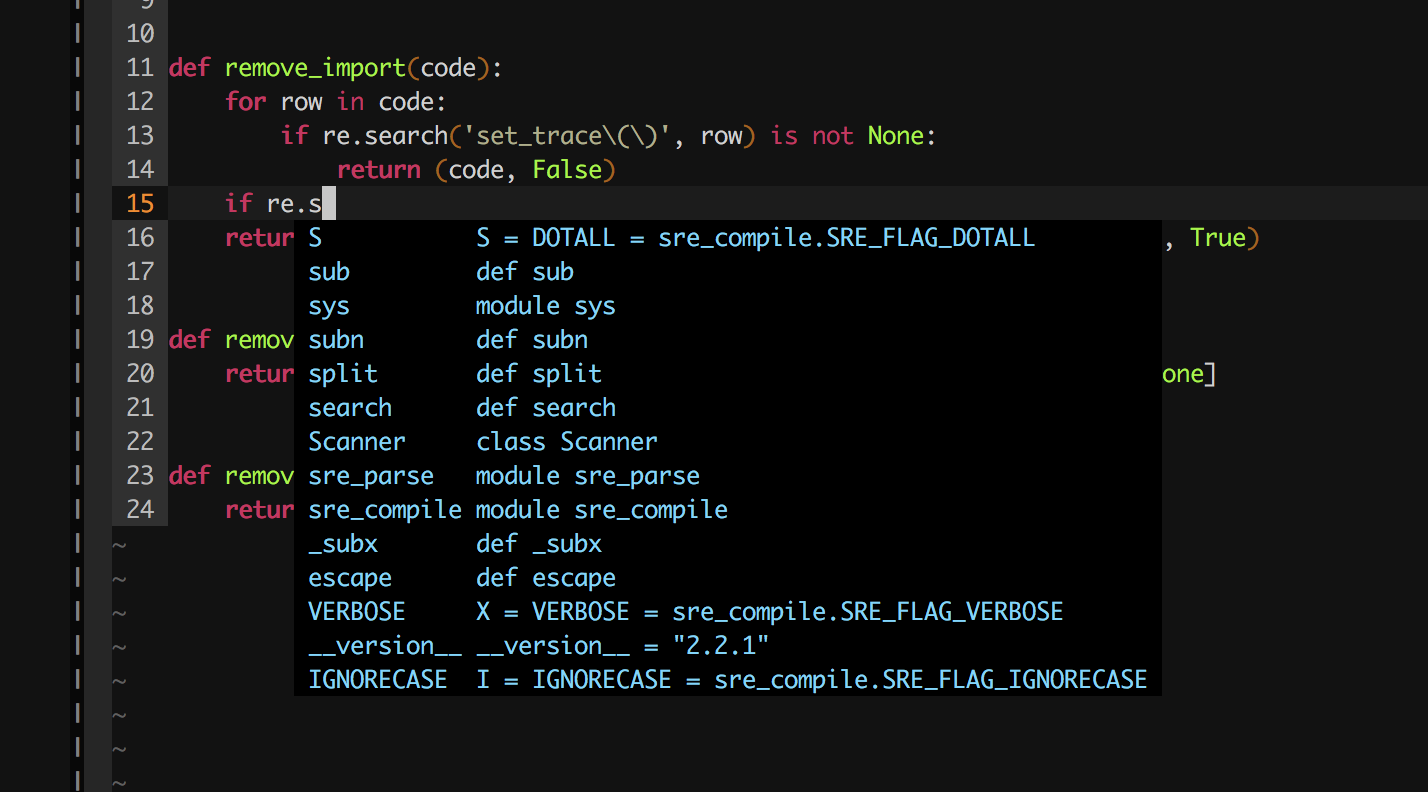Vim - 配置IDE一般的python环境 - 知乎