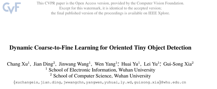 针对遥感图像小物体的由粗糙到精细的动态学习解读（DCFL） - 知乎