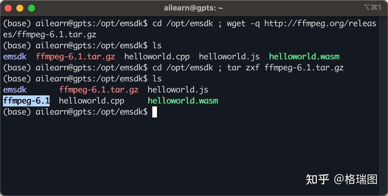 Ubuntu-0012-FFmpeg + WebAssembly - 知乎