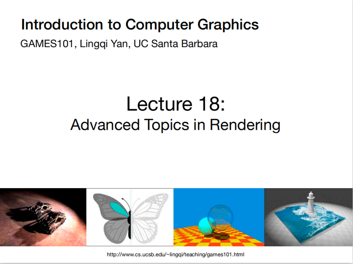 GAMES101笔记_Lec18_高级光线传播与复杂外观建模 Advanced Topics in Rendering - 知乎