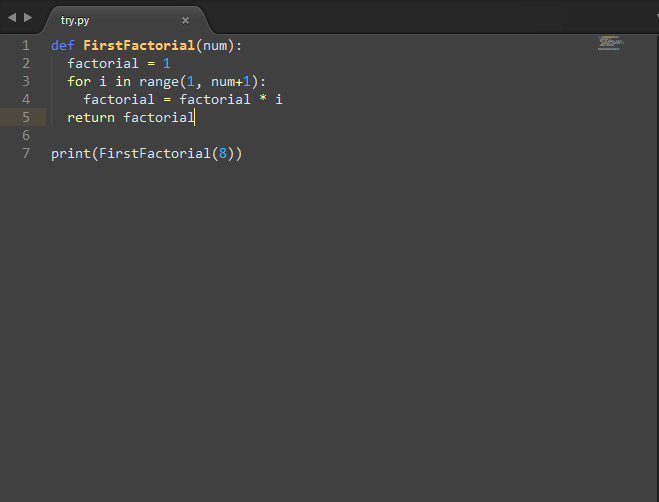 Python练习第八题，阶乘计算 - 知乎