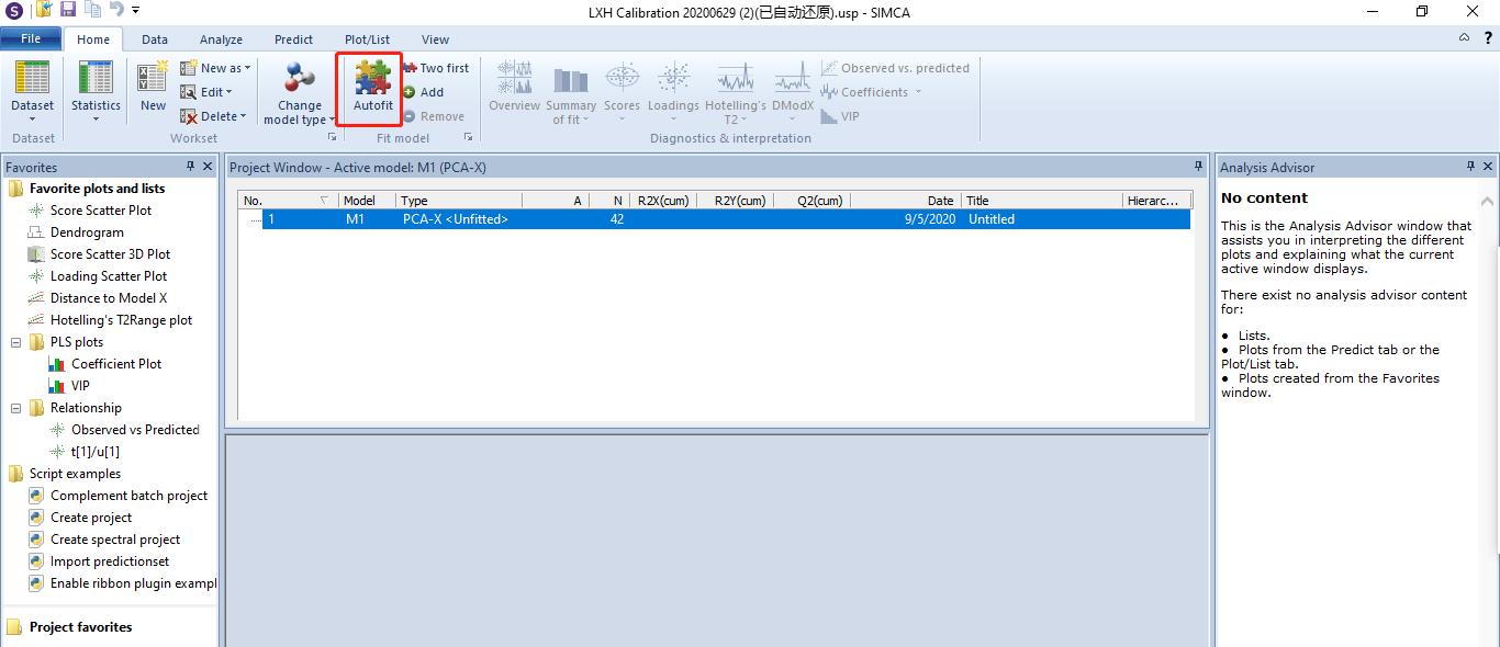 【菜鸟博士】Simca-P Pattern Recognition （PCA OPLS-DA HCA）操作说明 - 知乎