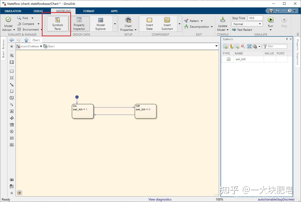 Simulink学习——stateflow快速入门（一）：构造和运行Stateflow图 - 知乎
