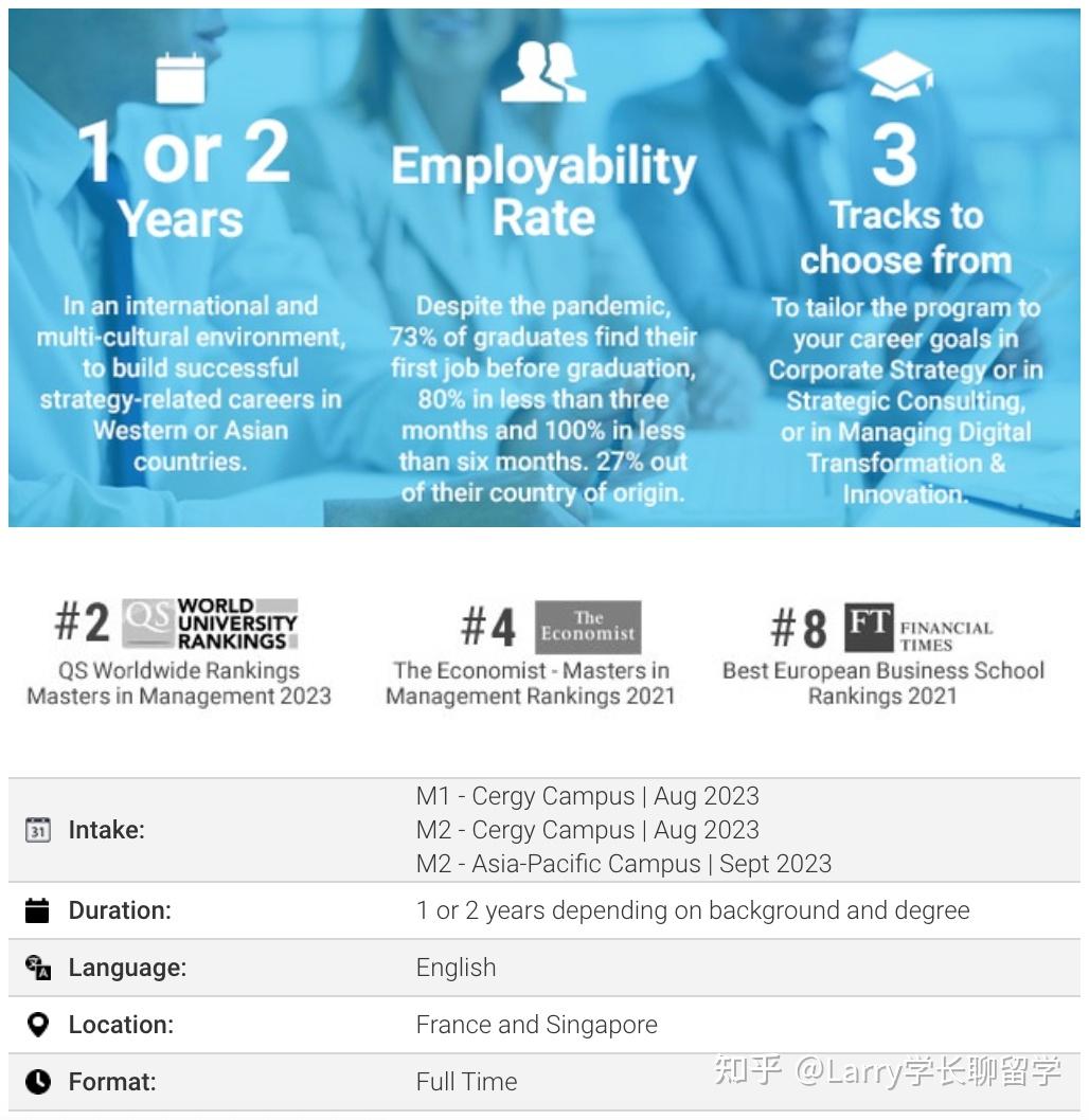 法国TOP2商学院ESSEC，2023本硕博招生时间表完整公布！部分专业无需GMAT 也可申请！ - 知乎