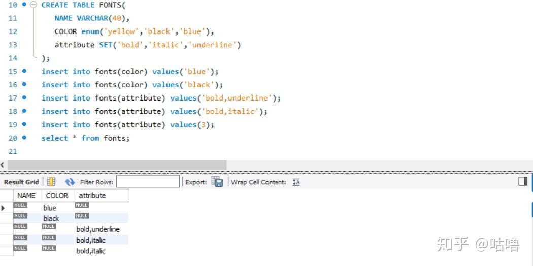 MySQL 数据类型之字符串 String Types - 知乎