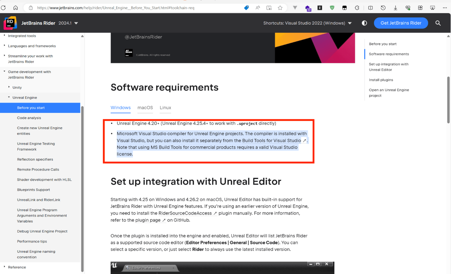 用最轻量的VS负载进行UE5开发(使用rider) - 知乎