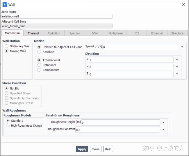 fluent中的moving wall 介绍-帮助文件 - 知乎
