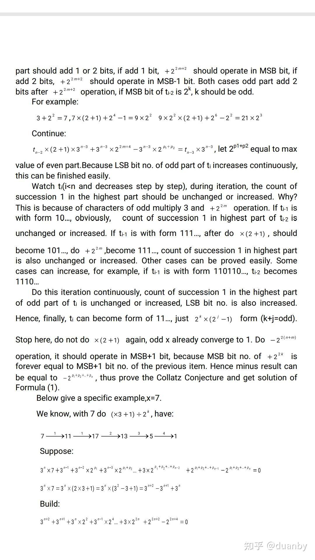A Solution Of The Collatz Conjecture Problem - 知乎