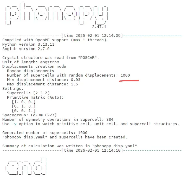 VASP+PHONOPY+pypolymlpj计算不同温度下声子谱，附批处理脚本 - 知乎