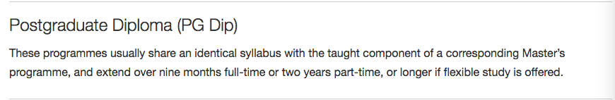 PG Dip和PG Cert 的区别？ - 知乎