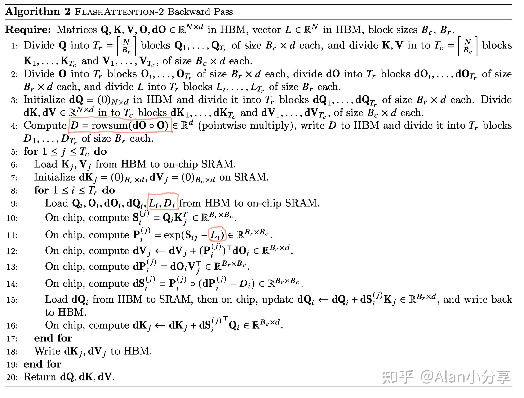 FlashAttention v1、v2 - 公式推导 && 算法讲解 - 知乎