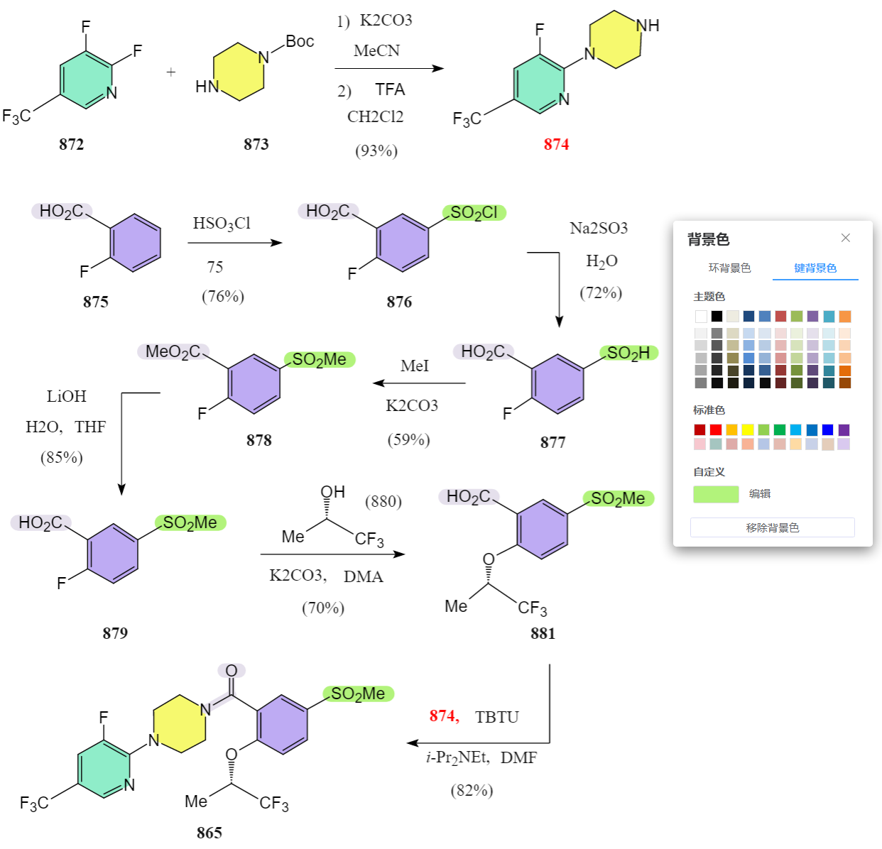 如何使用InDraw画绚丽多彩的结构式 - 知乎