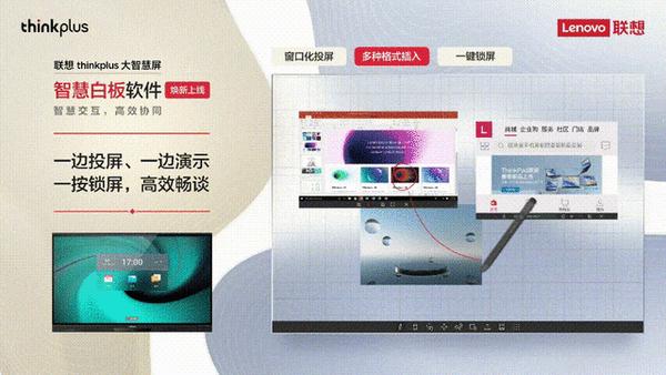 企业高效协作的保障 体验联想thinkplus大智慧屏 - 知乎