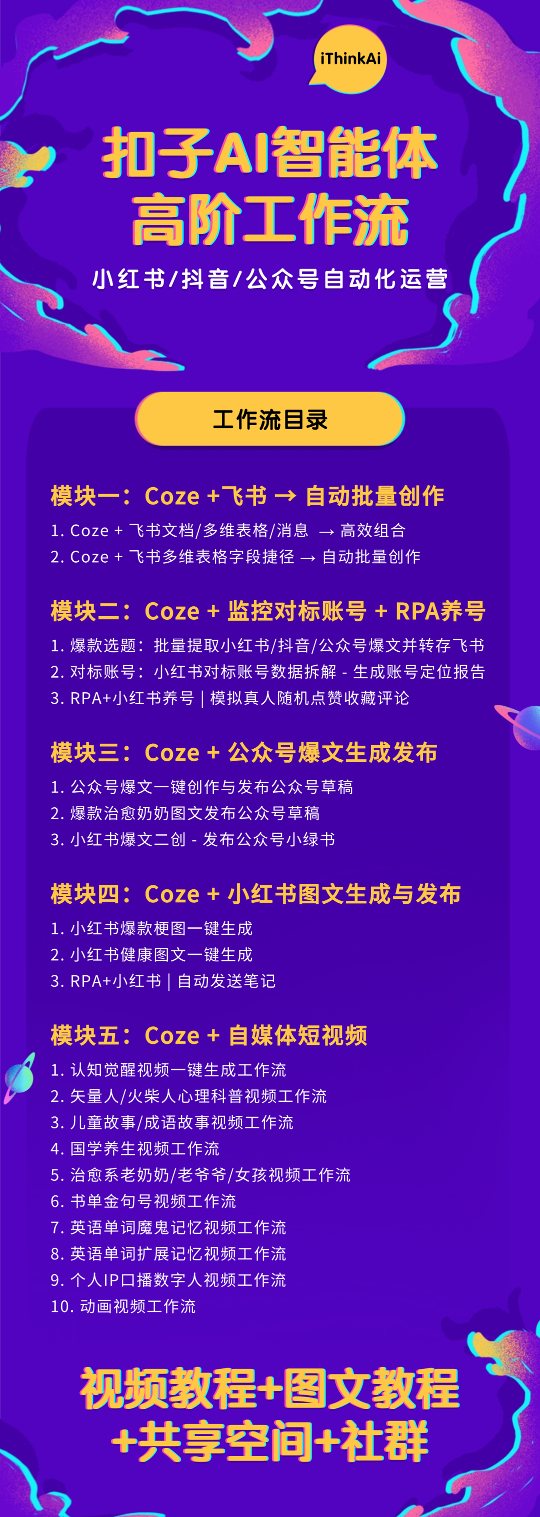 10W+播放的爆款知识科普视频，Coze智能体工作流30秒生成，AI批量创作工具详细教程 - 知乎