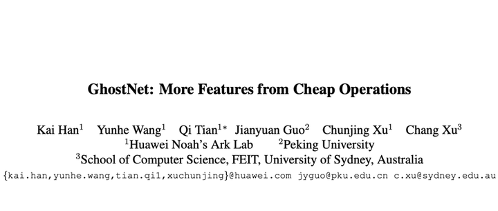 GhostNet: 使用简单的线性变换生成特征图，超越MobileNetV3 | CVPR 2020 - 知乎