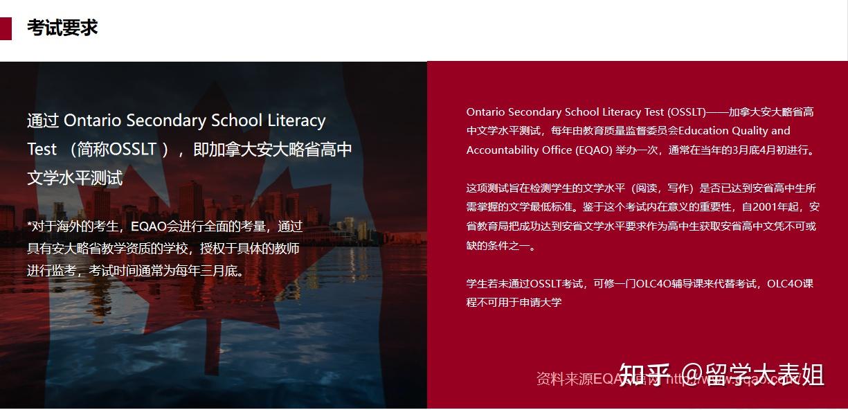 OSSD课程的OSSLT考试是什么？你了解吗？ - 知乎