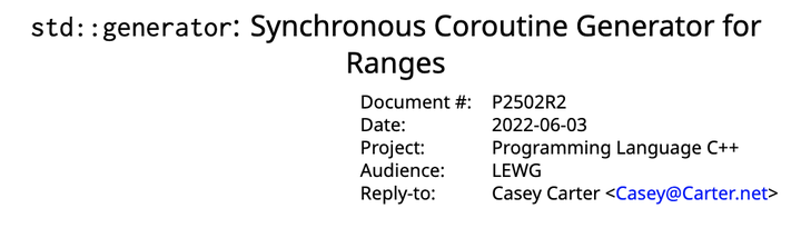 协程利器，std::generator for C++23用法入门与实现剖析(一) - 知乎