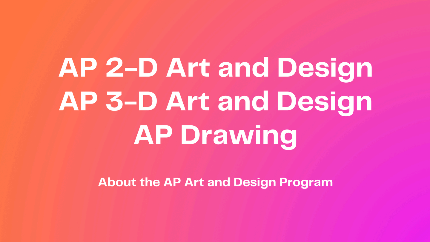 2024年AP艺术考试2D/3D/Drawing超详细注解 - 知乎