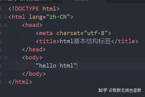html01-基本结构 - 知乎