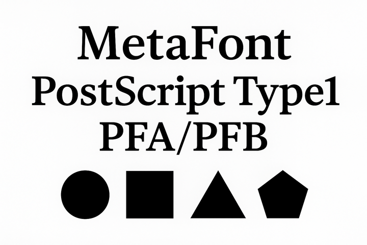 MetaFont to Postscript Type1 - 知乎
