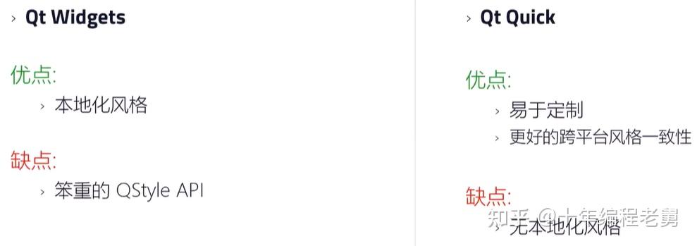 Qt Quick 和 Widgets 的对比 - 知乎