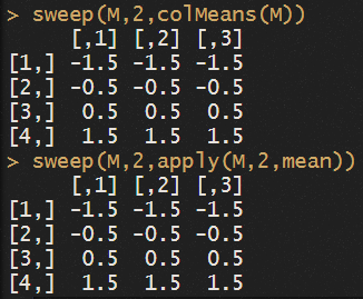 R中的sweep函数 - 知乎