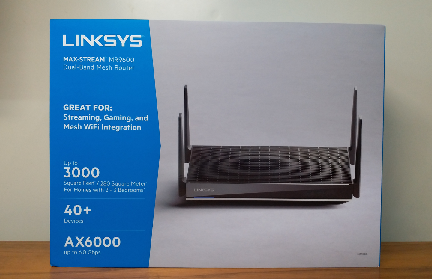 WiFi 6的中坚力量 Linksys MR9600 测评报告