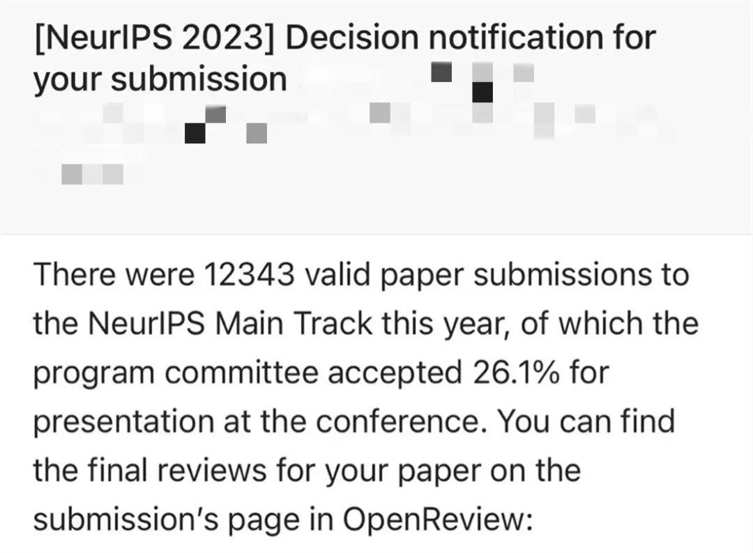 接收率26.1％，NeurIPS 2023录用结果出炉 - 知乎