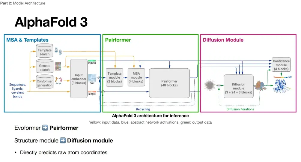超全拆解AlphaFold 3，上海交大钟博子韬：极致利用数据，以原子精度预测所有生物分子结构，但并不完美 - 知乎