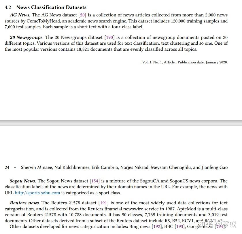 Deep Learning Based Text Classification:A comprehensive Review总结 - 知乎