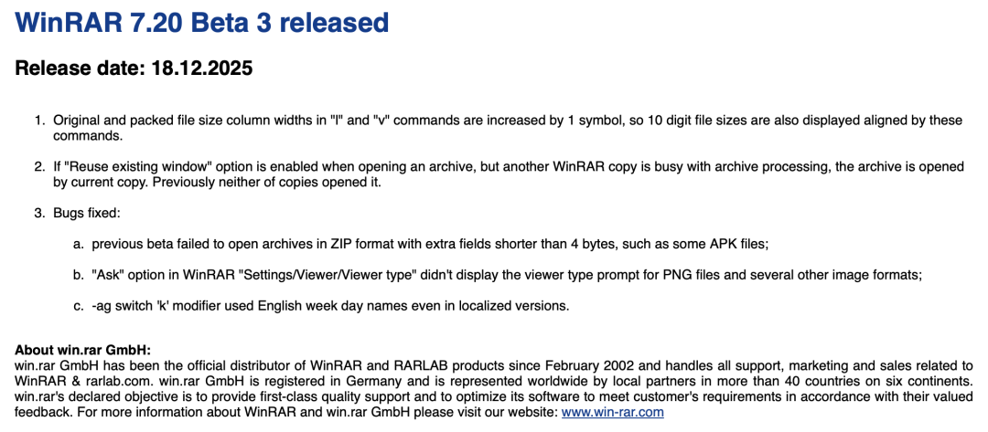WinRAR 7.20 Beta3 X64 无广告汉化版 - 老牌压缩解压神器 - 知乎