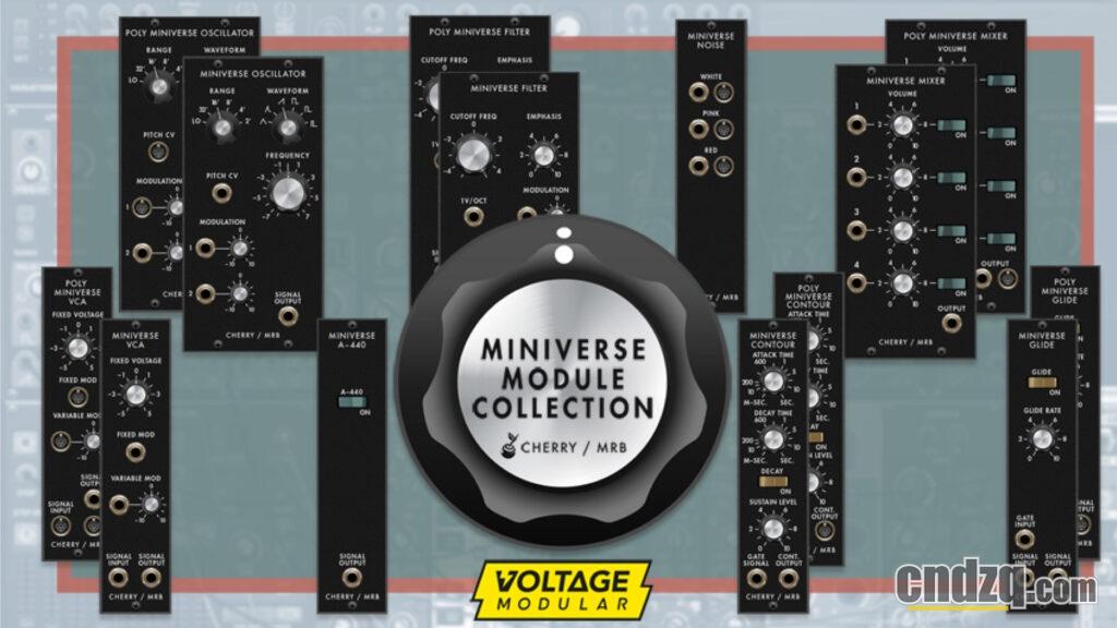 Cherry Audio将其Minimoog仿真器Miniverse拆分为Voltage Modular模块 - 知乎